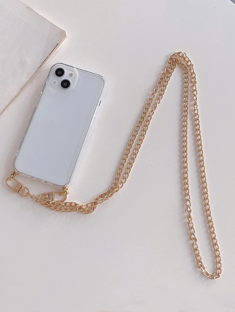 Chaîne de téléphone portable Collier Dorée – A mes copines